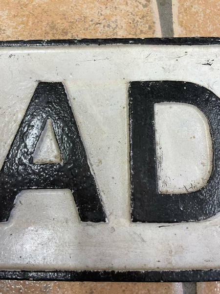 Antique Cast Iron Signs for sale in UK | 83 used Antique Cast Iron Signs