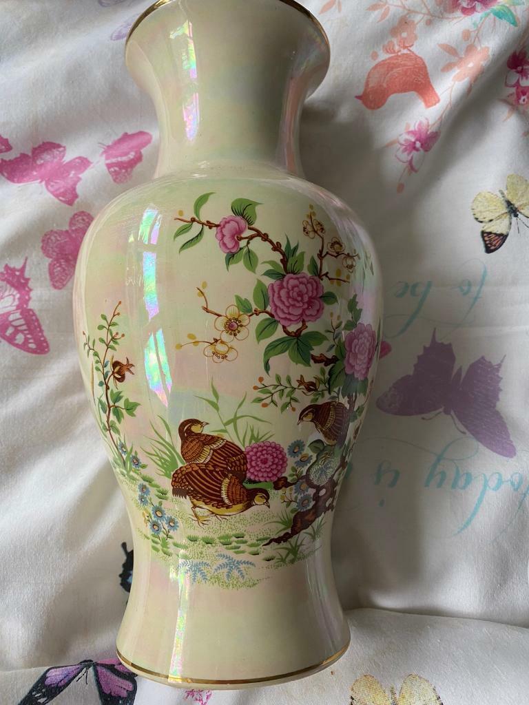 SADLER LUSTREWARE FLORAL & BIRD VASE | in Norwich, Norfolk | Gumtree