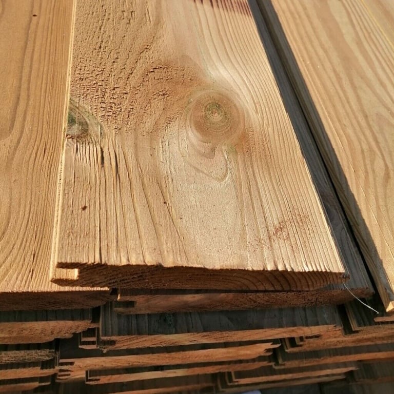 T&G Timber Cladding 22mm x 125mm. 4.2m Only £9.95 ea. | in Wigan ...