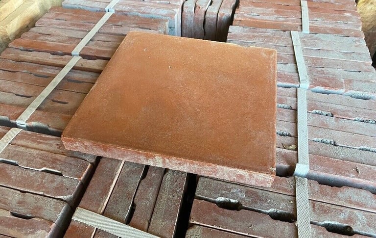 RECLAIMED CLAY VICTORIAN 9X9” RED QUARRY TILES. | in Winslow ...