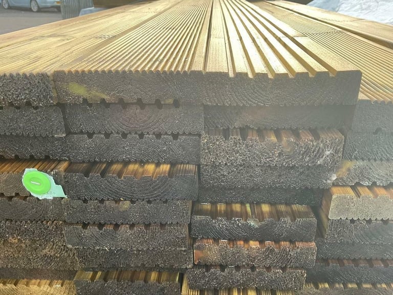 Treated Decking 3.6m Boards Cladding Timber Wood | in Burscough ...