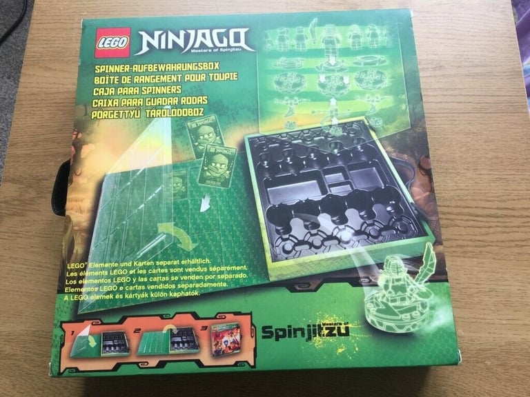 Lego ninjago masters of spinjitzu spinner storage box- Brand new | in ...