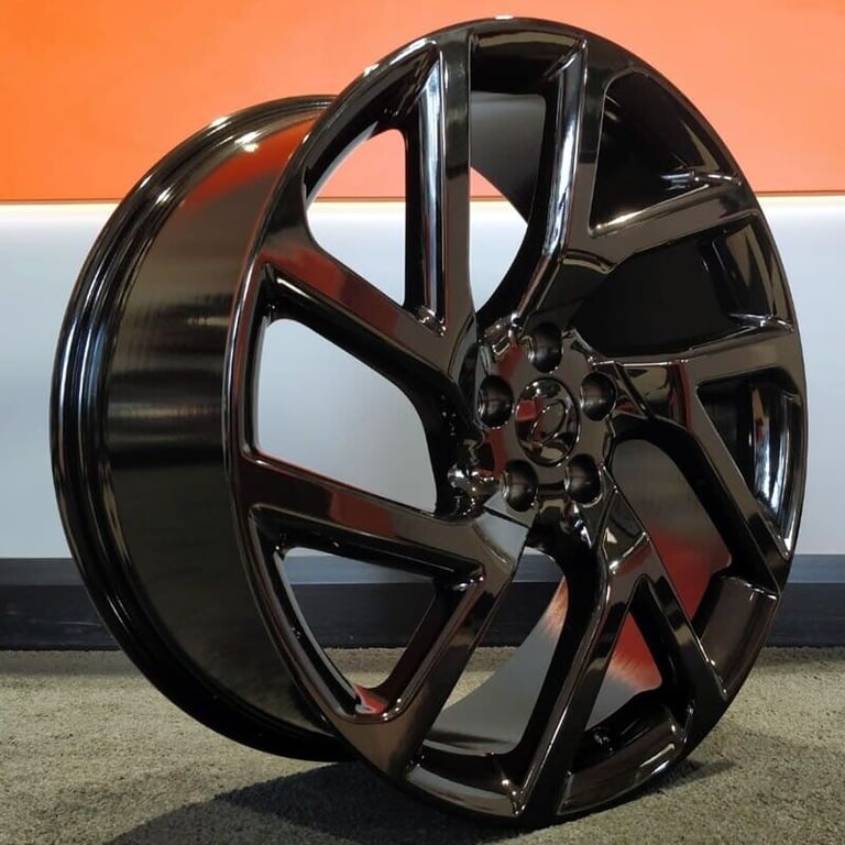 20Inch SVR Style alloys (Gloss black) wheels and tyres (5x108) Suits ...