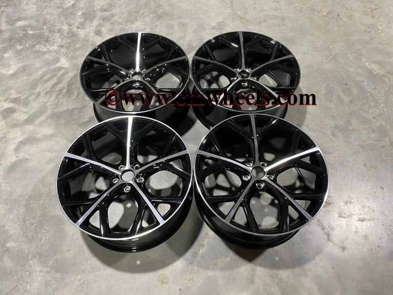 20” Inch Jaguar Storm Style Alloy Wheels 5x108 E / F Pace F Type XE XF ...
