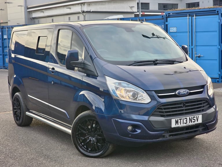 2013 Ford Transit Custom 2.2 TDCi 125ps Low Roof Trend Van Crew Cab 6 ...