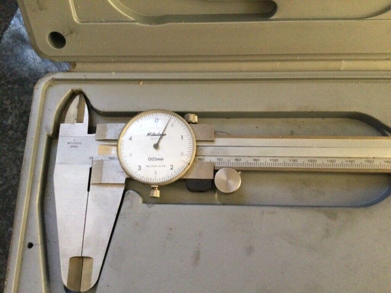 300m/m MITUTOYO metric clock vernier in hard plastic case | in Brighton ...
