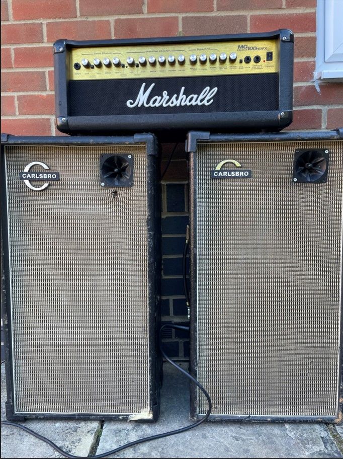 Carlsbro cabs each with 2 Celestion 12" T1217 Greenback speakers | in ...