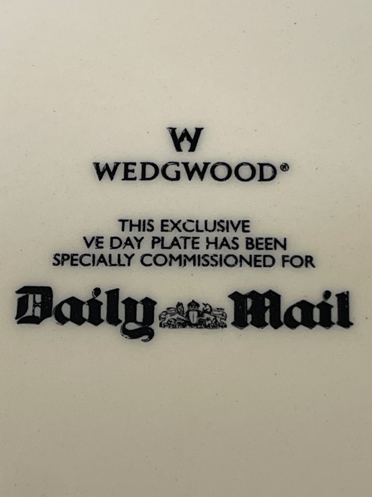 Wedgwood VE day 60th anniversary plates, set of 3, boxed | in Eastleigh ...