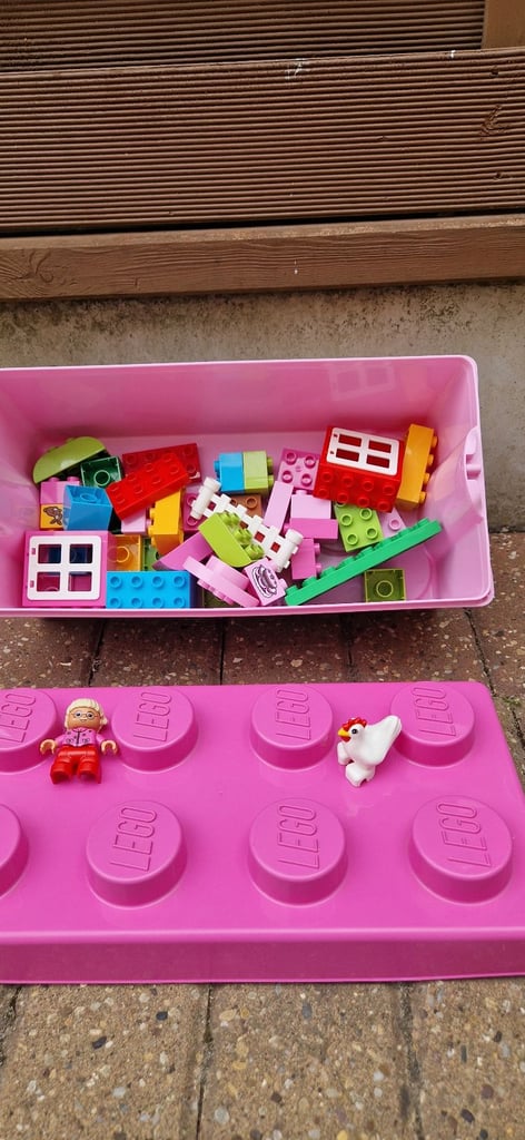 LEGO DUPLO SELECTION OF BRICKS IN STORAGE BOX | in Morley, West ...