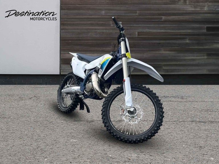 2025 Husqvarna Offroad Motorcross TC 125 Petrol white 6 Speed | in ...