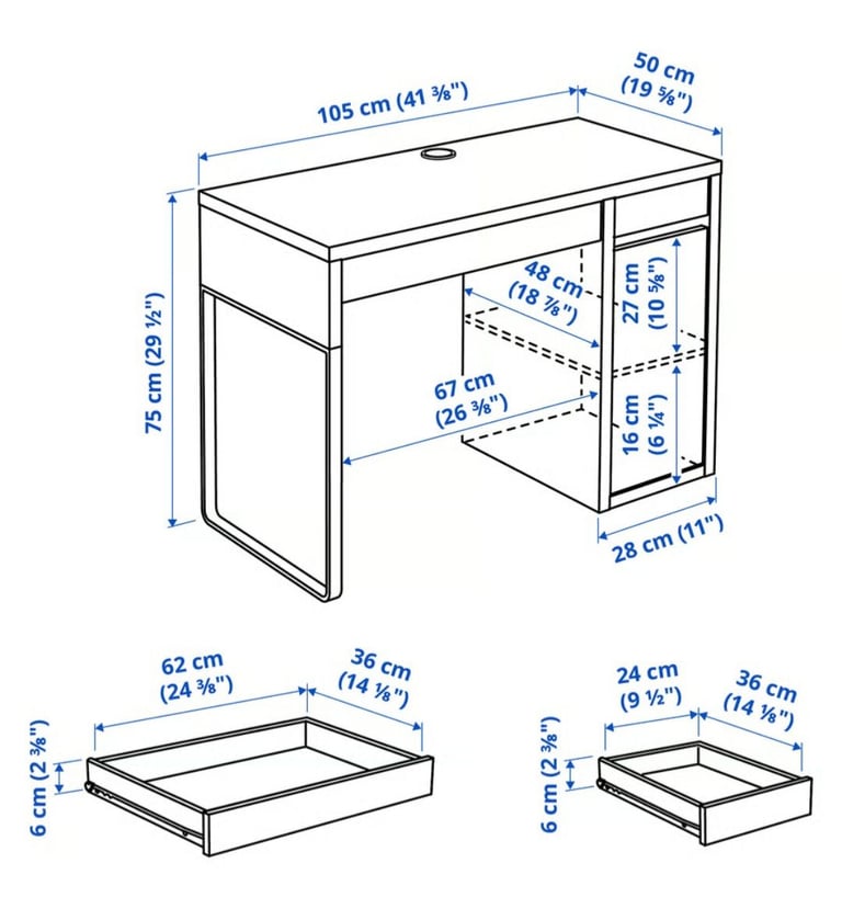 IKEA MICKE Computer Desk | in Halesowen, West Midlands | Gumtree