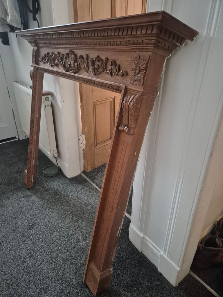 Beautiful wooden fire surround | in Borrowstounness, Falkirk | Gumtree