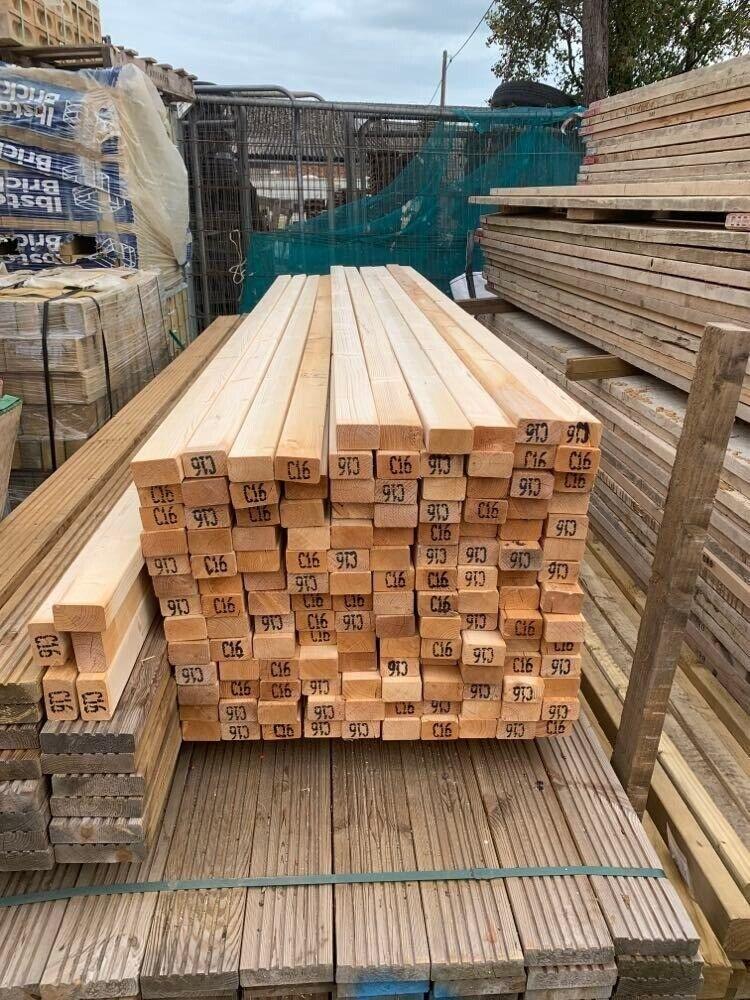 New Timber C16 3x2 x 2.4m Lengths | in Clacton-on-Sea, Essex | Gumtree
