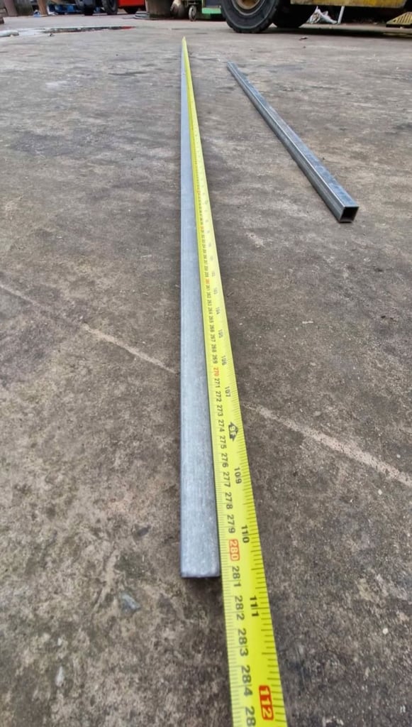 Galvanised Steel 20mm x 20mm x length 2.8 - 2.9m length | in Balsall ...