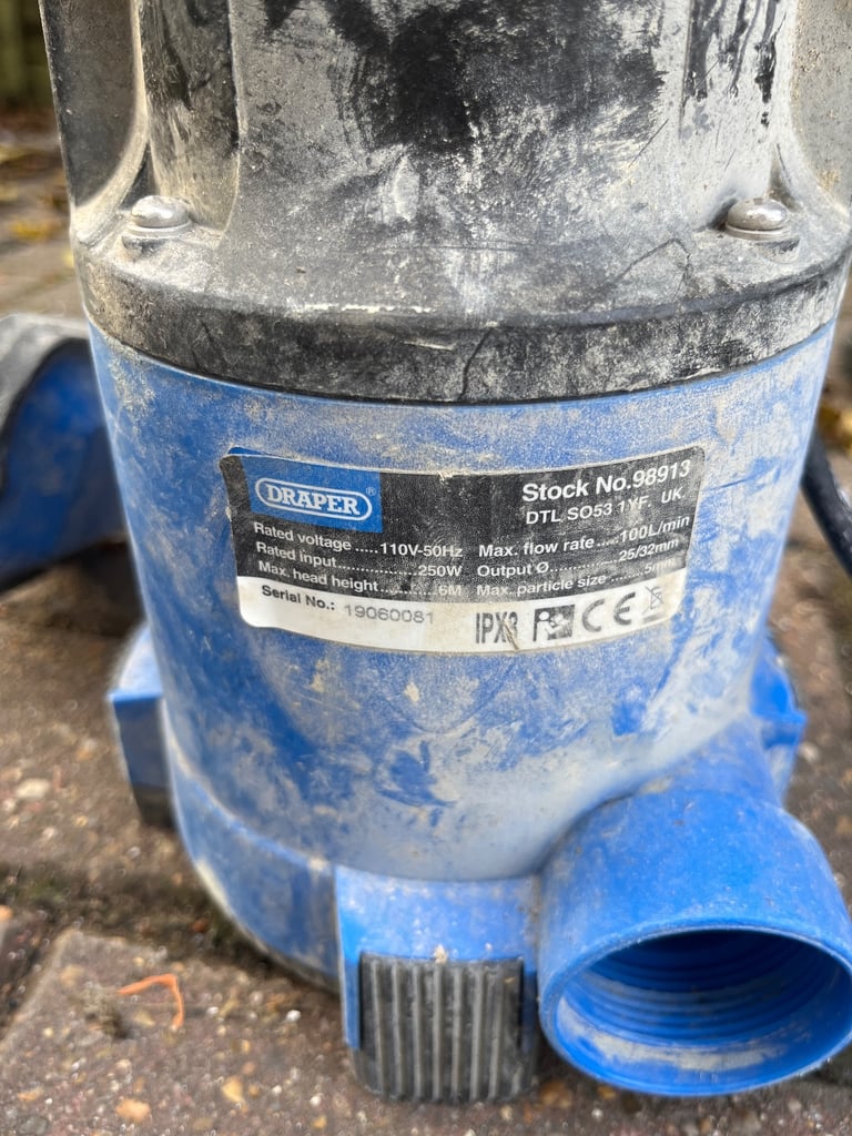 Draper 110v Water Pumps x2 | in Loughton, Essex | Gumtree