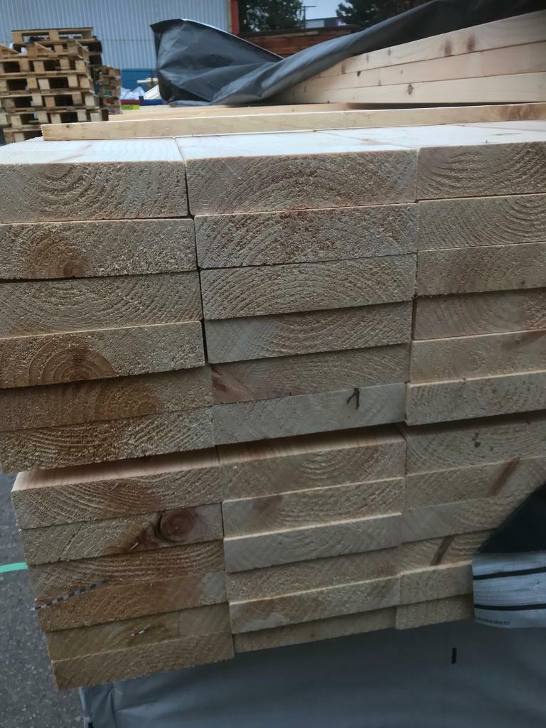 New timber wooden planks, 9x2, 4.8 meters, Joists | in Burscough ...