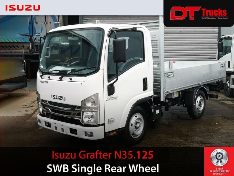 £28,900 + VAT Isuzu Grafter Truck N35.125 S (single rear wheel) SWB ... £28,900 + VAT Isuzu Grafter Truck N35.125 S (single rear wheel) SWB ...