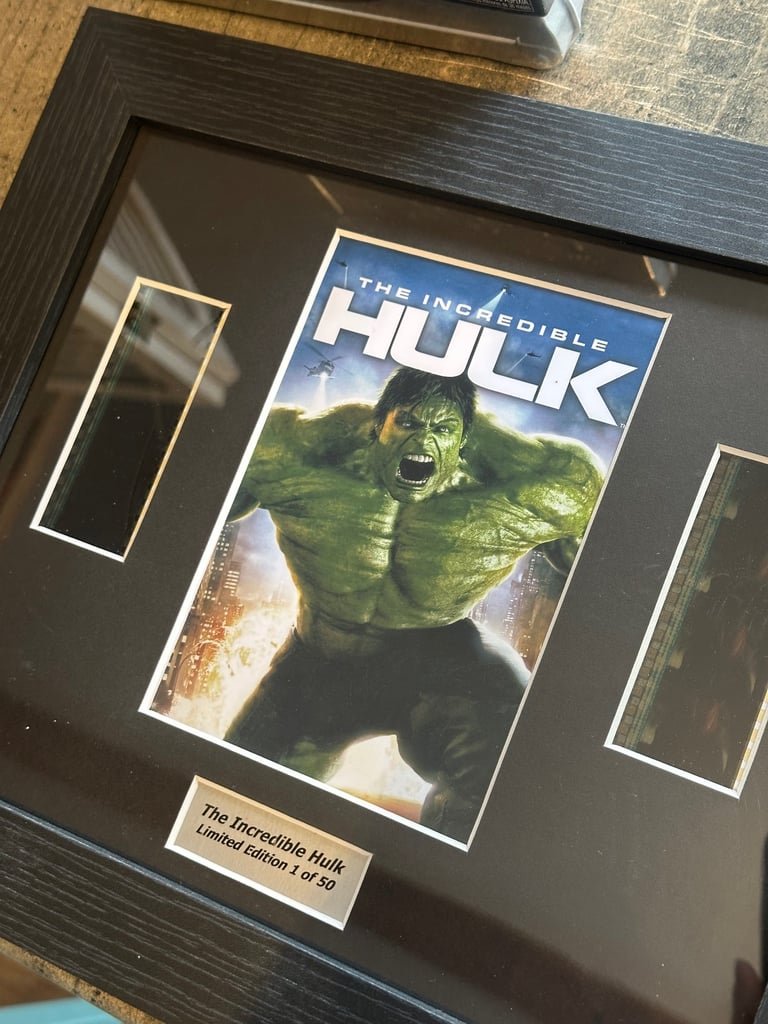 The Incredible Hulk Limited Edition Film Cell #1 of 50 – COA – Marvel ...