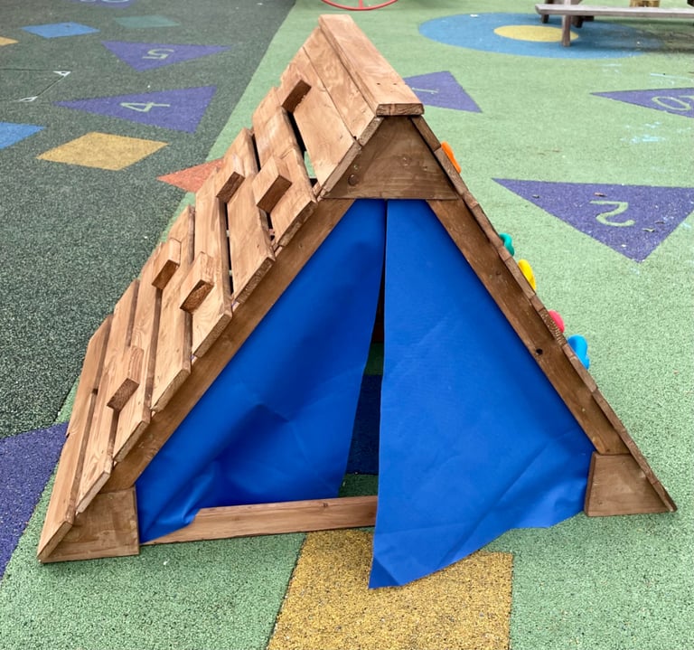 Wooden Handmade Children’s Play Climbing Frame Den | in Lenzie, Glasgow ...