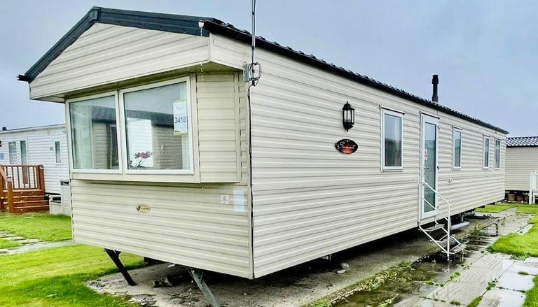 STUNNING STATIC CARAVAN BY THE BEACH FREE 2025 SITE FEES TOWYN NORTH ...