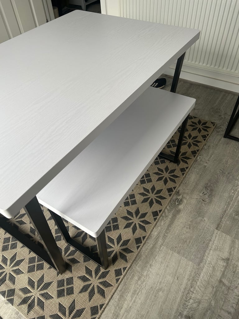 Dunelm Dining Table with benches | in Huddersfield, West Yorkshire ...
