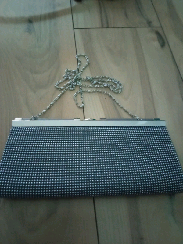 Sliver clush bag with chain handle | in Coatbridge, North Lanarkshire ...