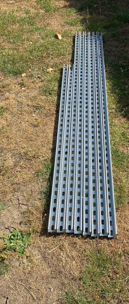 Unistrut 40mm galvanised slotted channel x 8 | in Brentwood, Essex ...