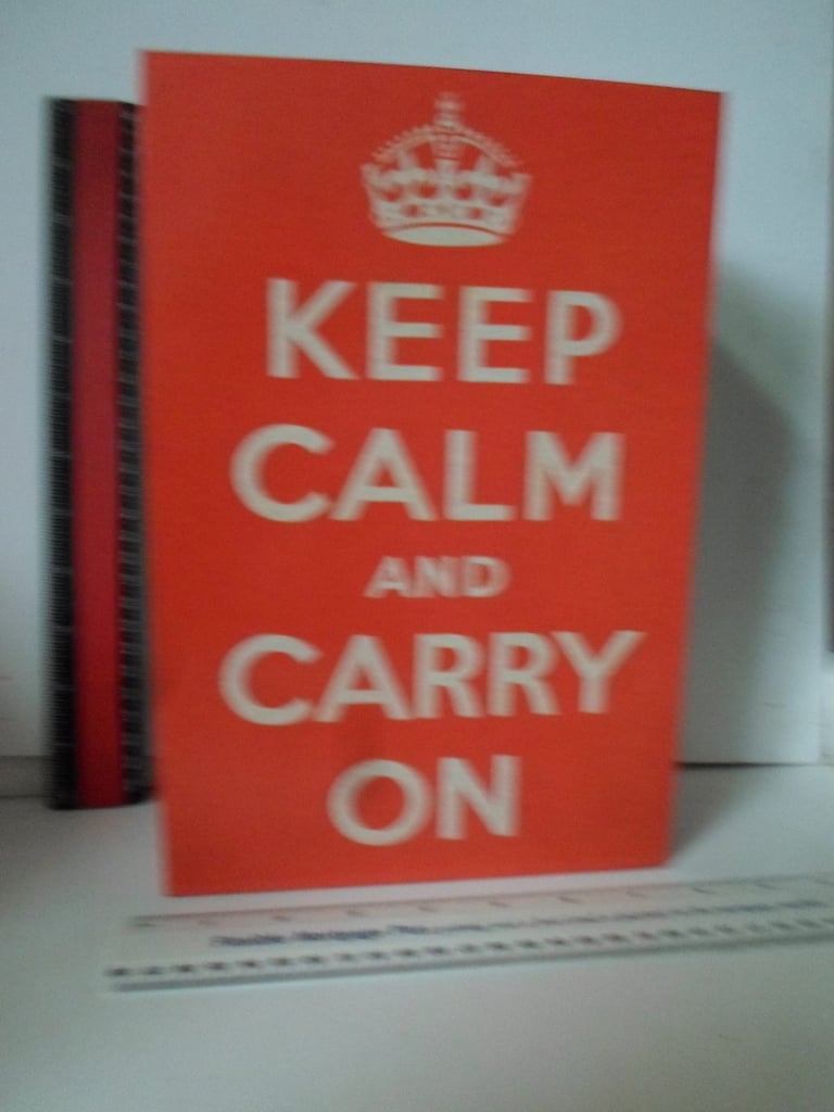 "Keep calm and carry on" red wooden boxes set of three | in Bishopston ...
