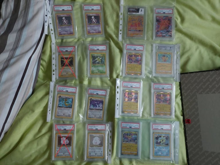 Psa Slabs Beckett CGC Ace Base Set Jungle Fossil Graded Pokemon Cards ...