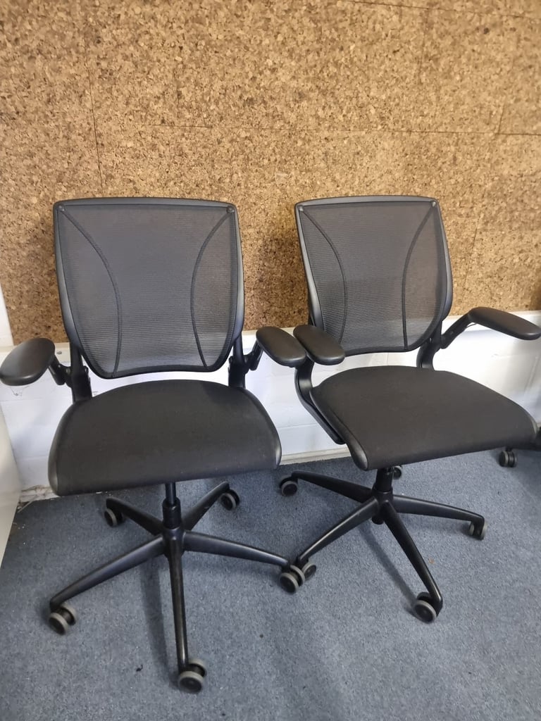 Brilliant Ergonomic Humanscale Diffrient World Mesh Back Office Swivel ...