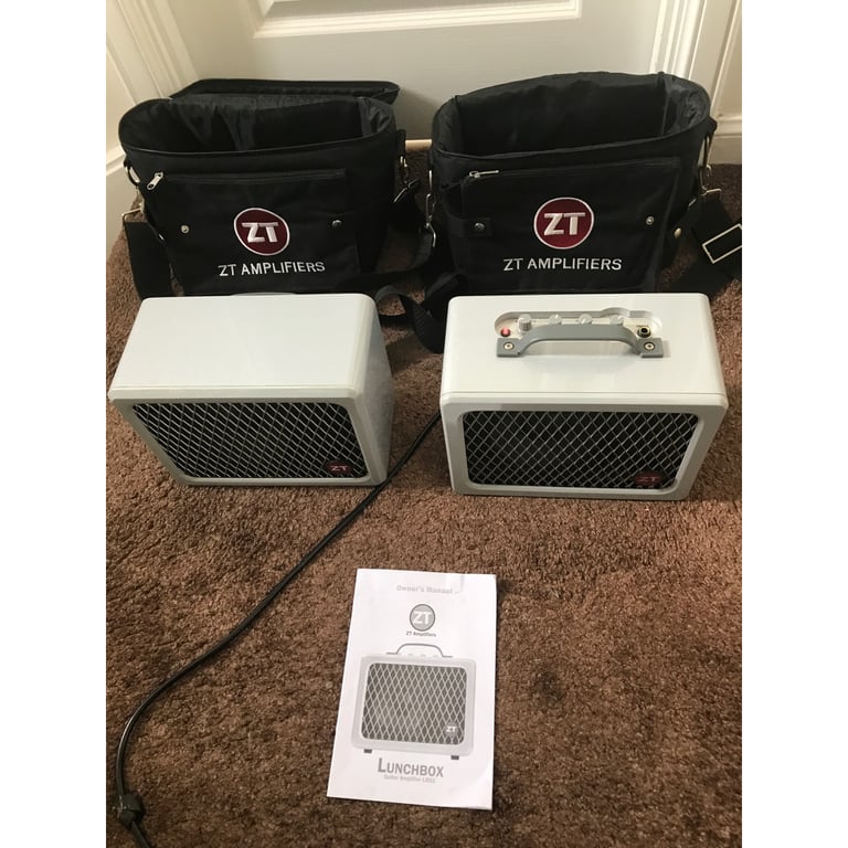 ZT 200w amp when inc ext cabinet plus carry bags. VGC. (PRICE DROP ...