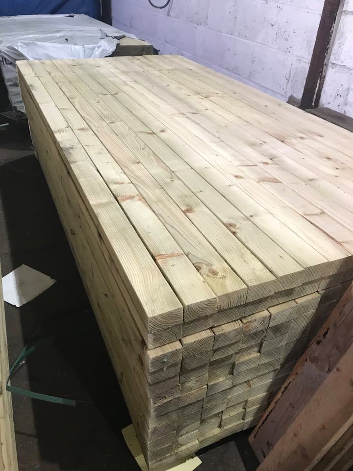 3x2 Timber / Wood C24 Treated - 2.4m - Delivery Available | in ...