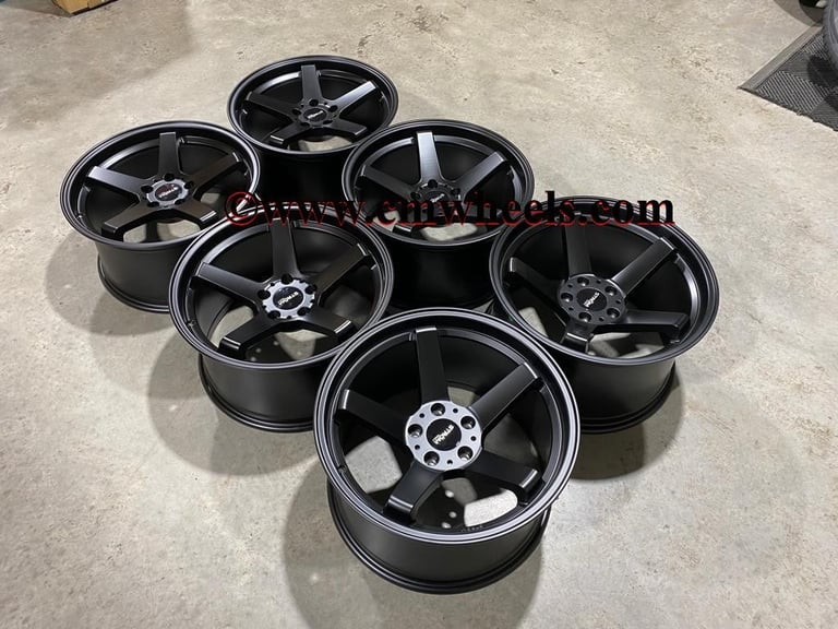 18" Inch Strom DS35 Drift Alloy Wheels 5x114.3 Nissan silvia skyline ...