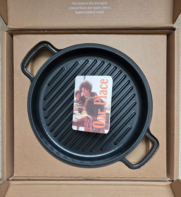 Our Place Cast Iron Hot Grill | Toxin-Free, 27cm diameter, Black. NEW ...