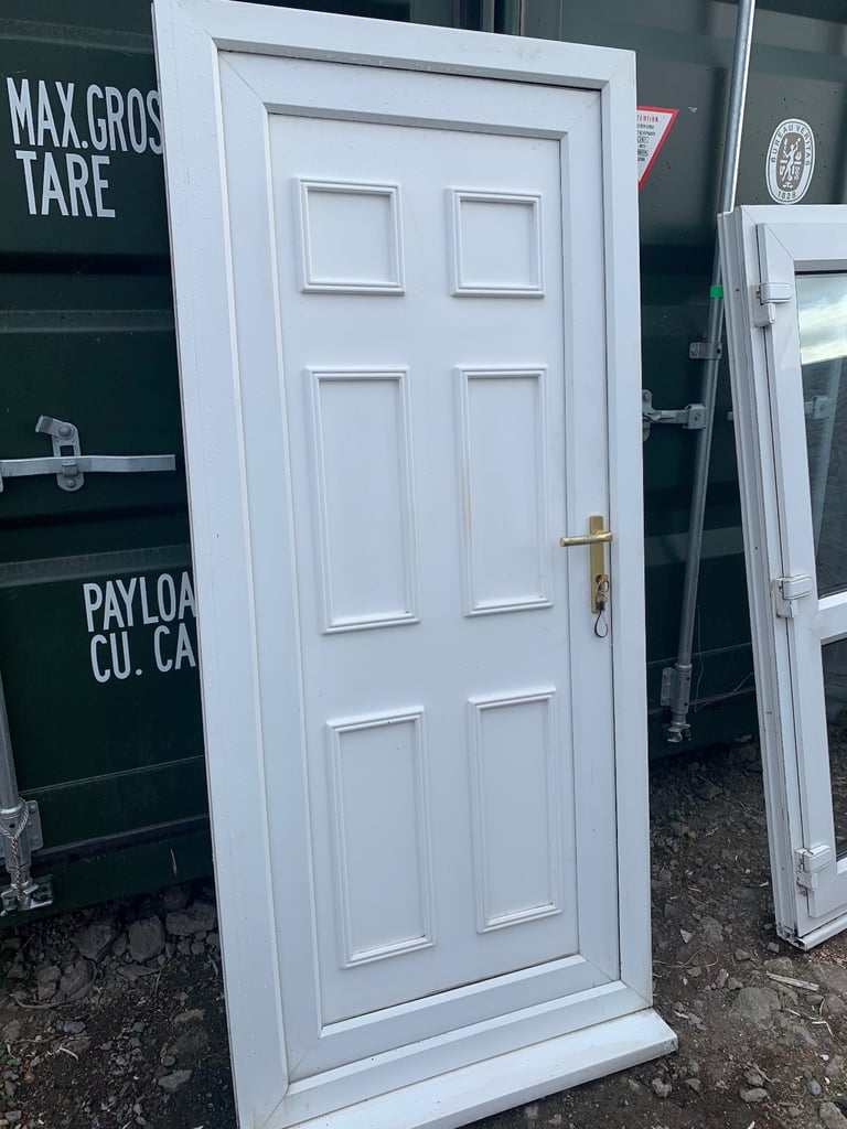 Upvc full panel no glass back door with key more available Free local ...