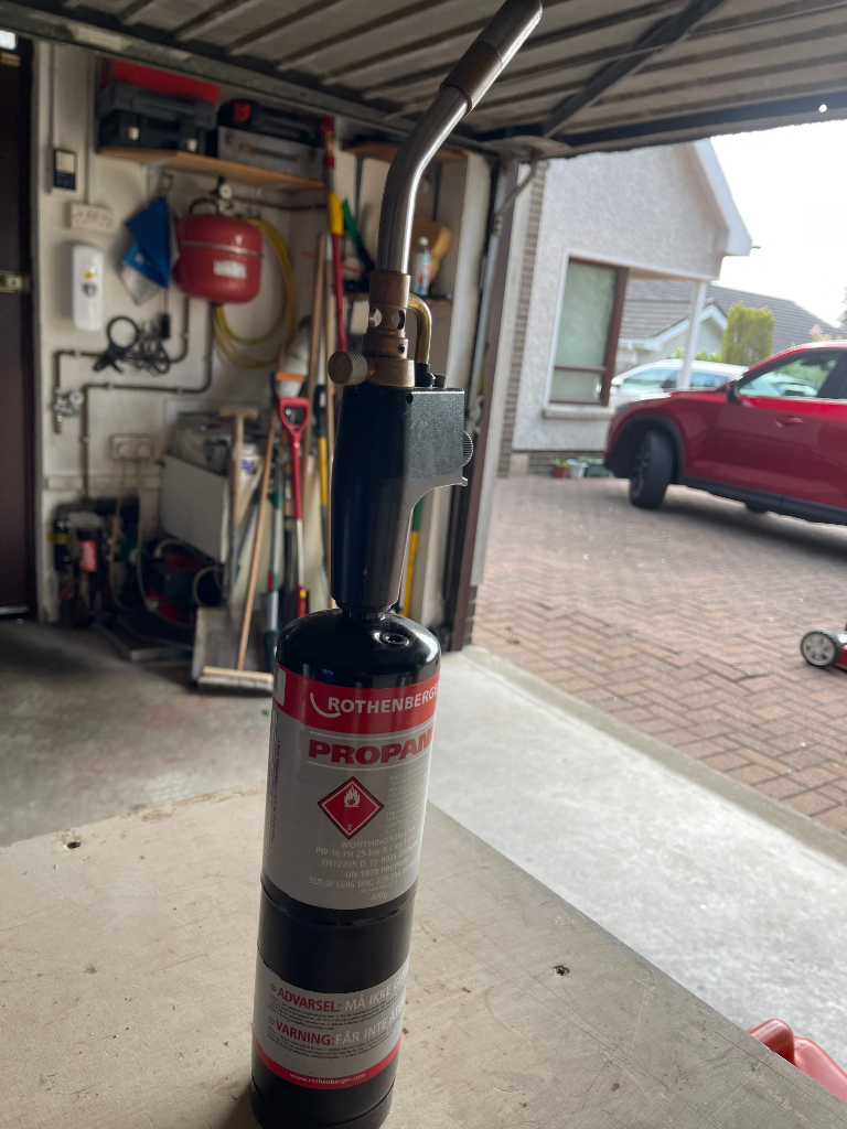 Rothenberger Surefire 2 Blowlamp complete with nearly full Propane Gas ...