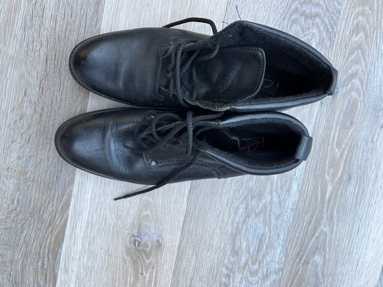 Ladies Clarks black lace up ankle boots | in Witney, Oxfordshire | Gumtree