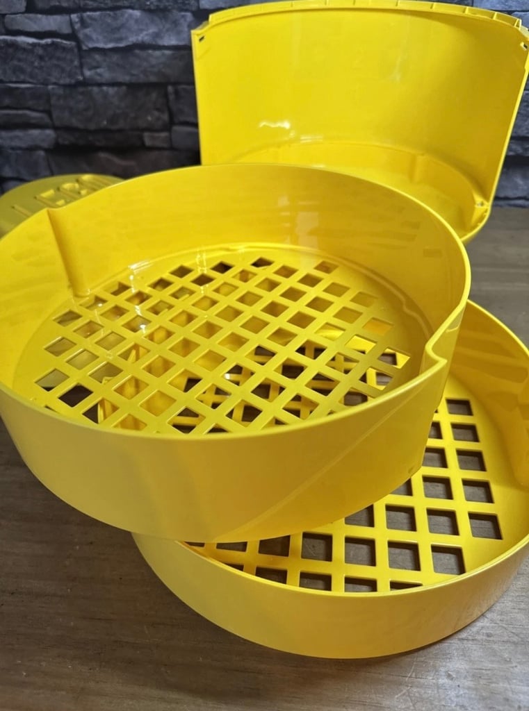 Large Lego Head Storage Container Sifter Sorter Sorting Two Trays With ...