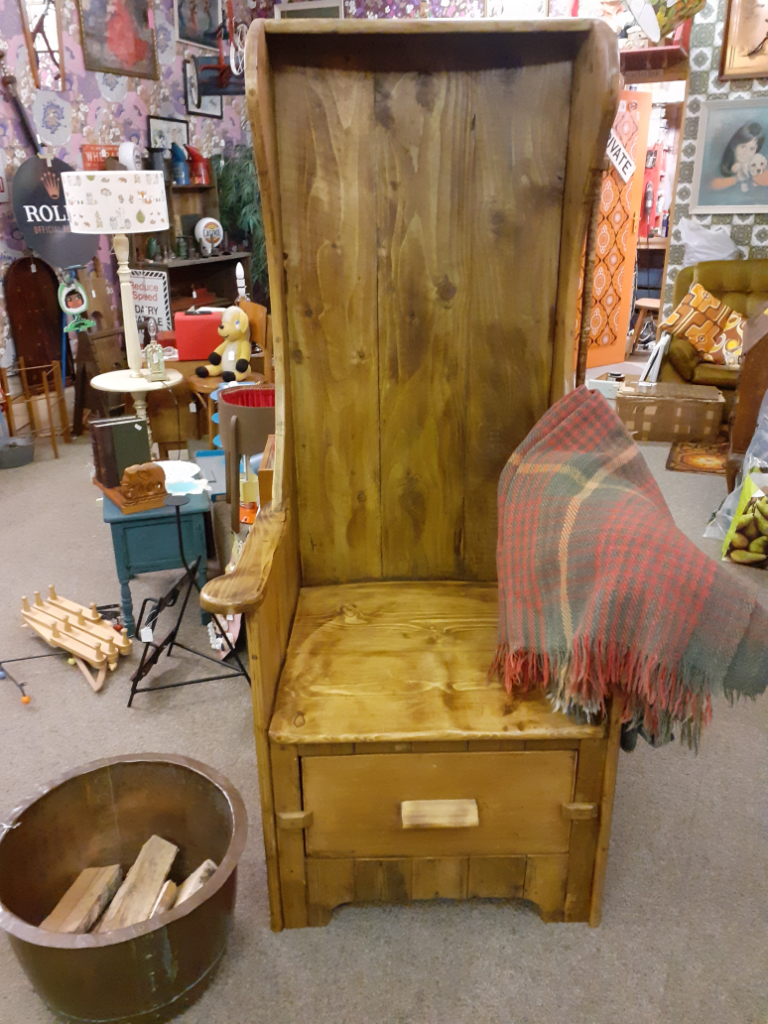 18th century style lambing chair. Made from reclaimed timber. Great ...