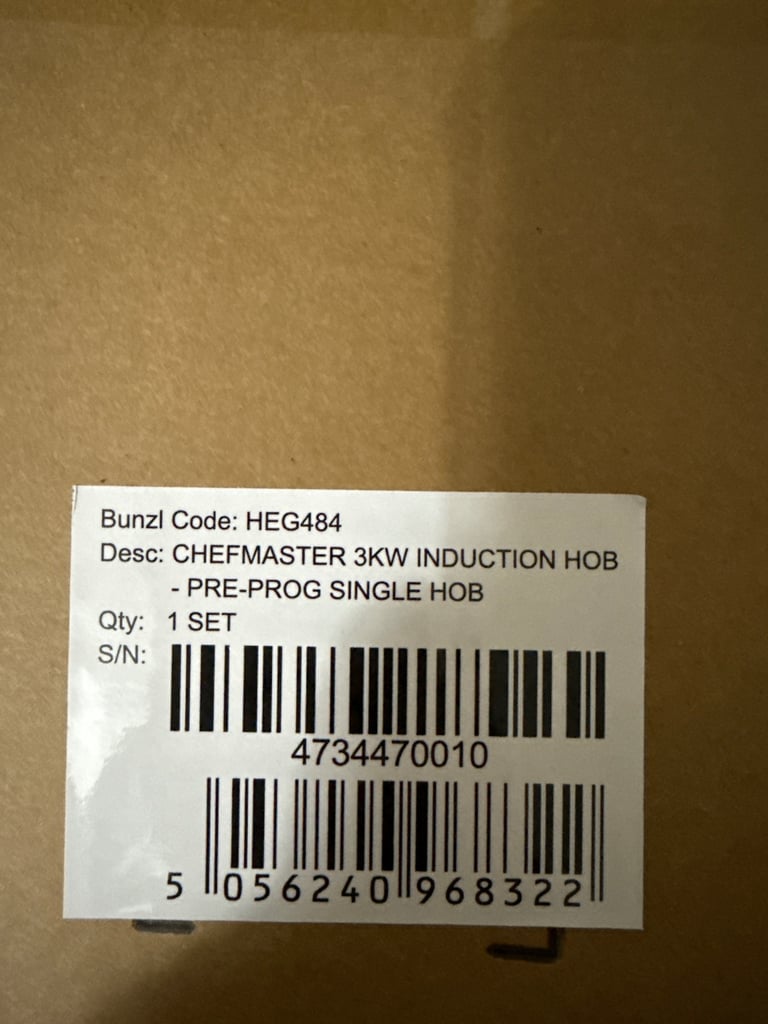 Chef master induction 3KW programmable new hob | in Norbury, London ...