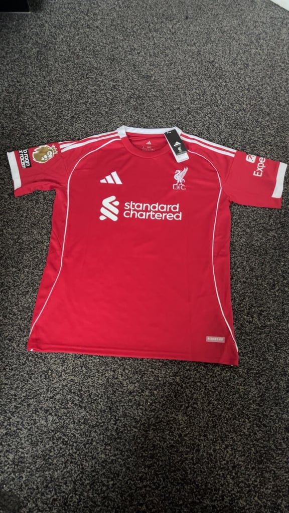 Alexander Isak #9 Liverpool FC Home Kit 2025/26 Size Large Adidas Brand ...