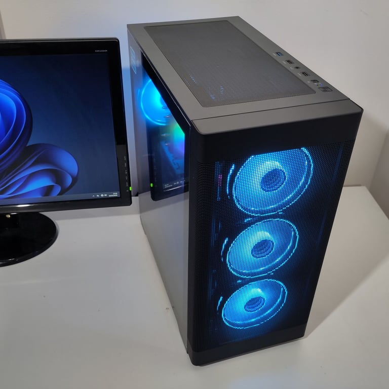 New RGB Gaming PC Nvidia GeForce RTX 2060 Intel 14Cores 16GB RAM M.2 ...