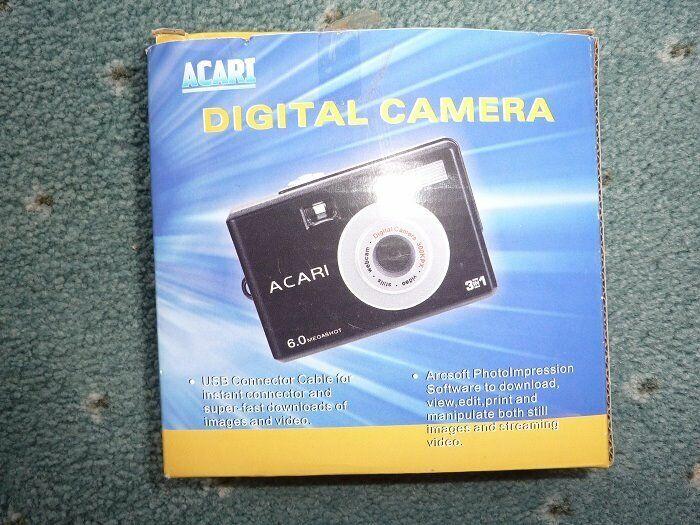 Acari 6.0 Megashot Digital Compact Camera new and unused and boxed | in ...