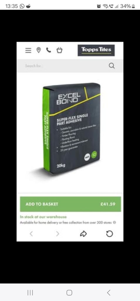 Excel Bond Super Flex Single Part Adhesive S2 White | in Slough ...