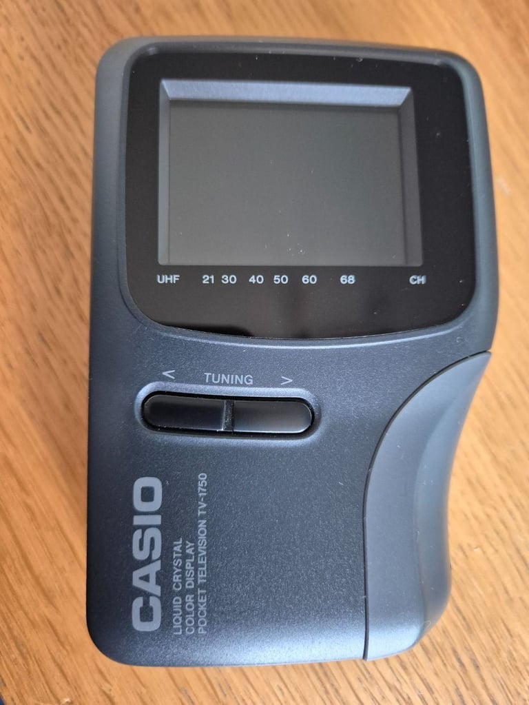 Casio Liquid Crystal Colour Display Pocket Television TV-1750 in ...