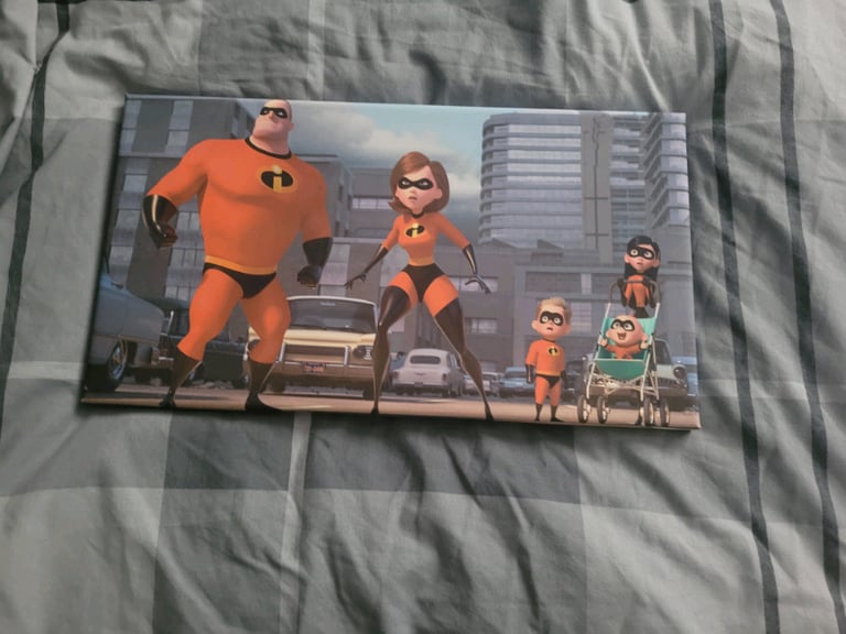 Brand new canvas prints cartoon/film characters job lot | in ...
