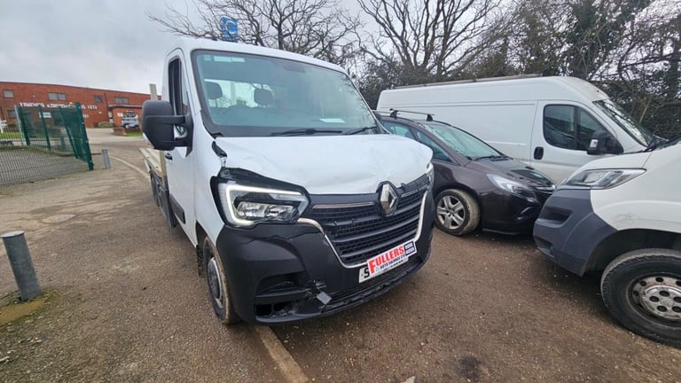 2020 Renault Master ML35dCi 135 Business Low Roof Chassis Cab DAMAGED ...