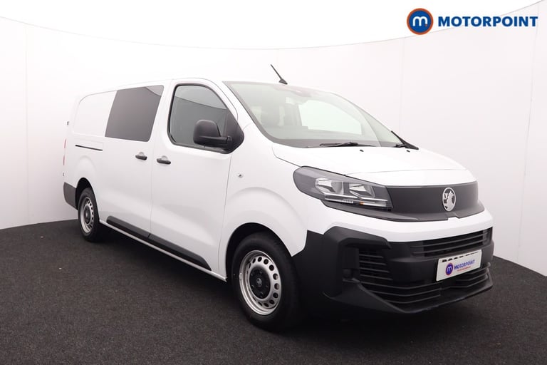 2025 Vauxhall Vivaro 2.0 Turbo D 145 Prime H1 Double Cab Crew Bus ...