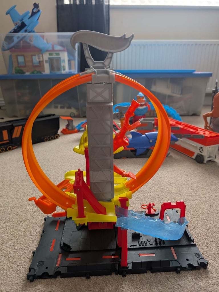 Hot wheels city super loop fire station playset | in Coxhoe, County ...