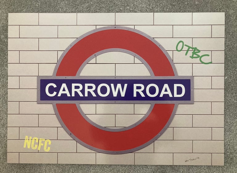 Norwich City Carrow Road Underground Picture A4 | in Norwich, Norfolk ...